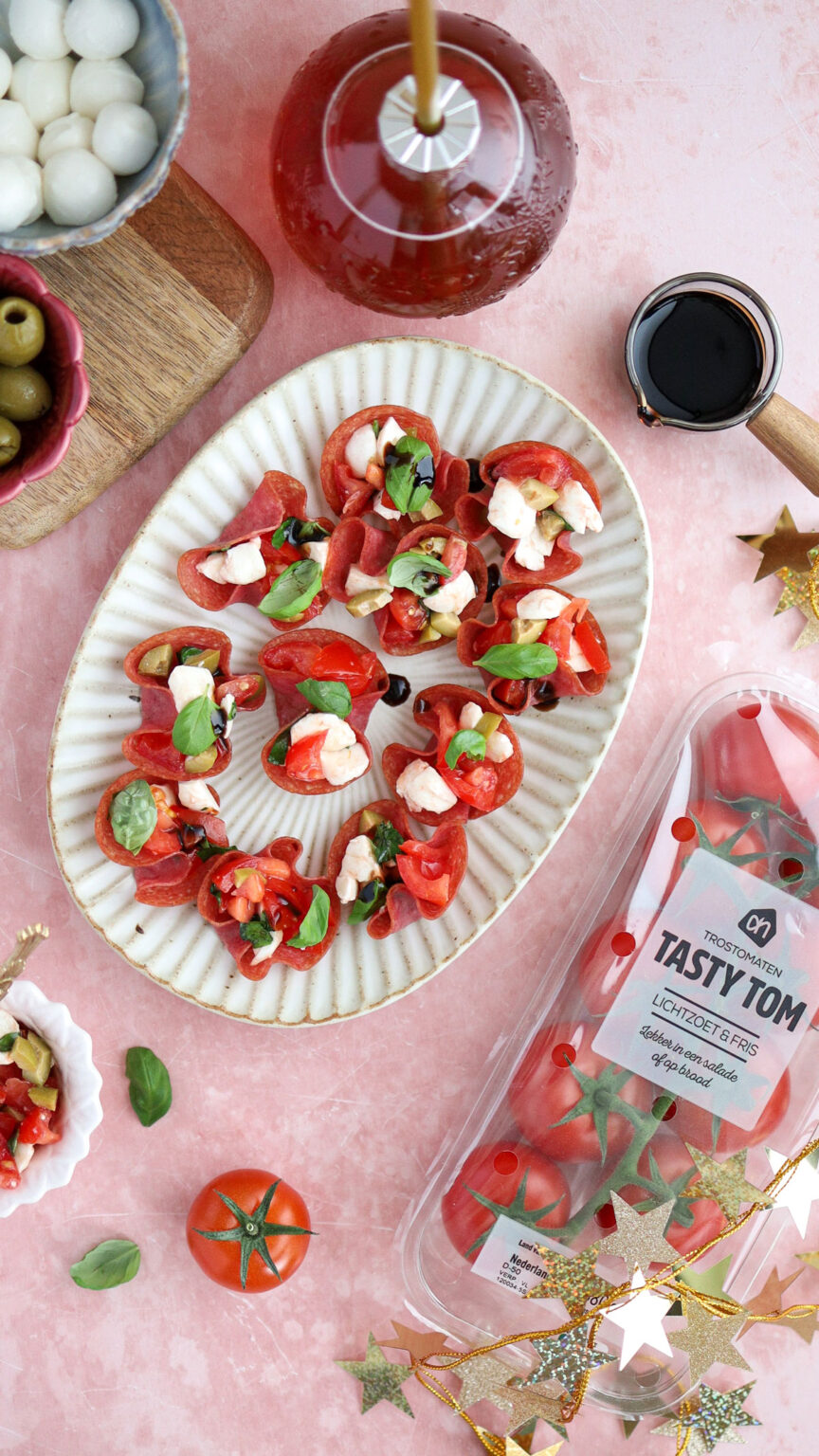 Crispy salami antipasti bites - Tasty Tom